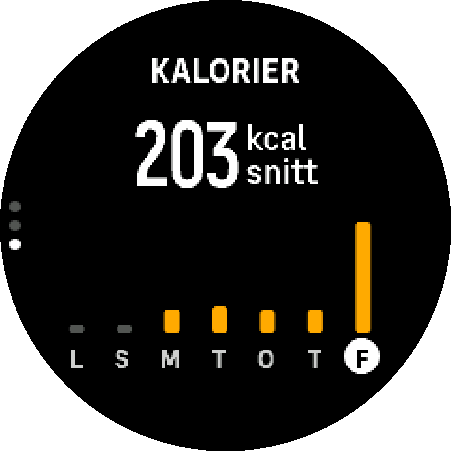 Suunto 9 Peak Pro - Widgets - Steps and calories