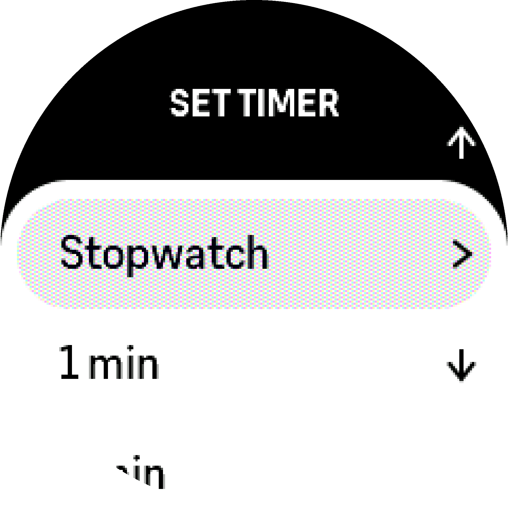 Suunto 9 Peak Pro - Mga widget - Timer