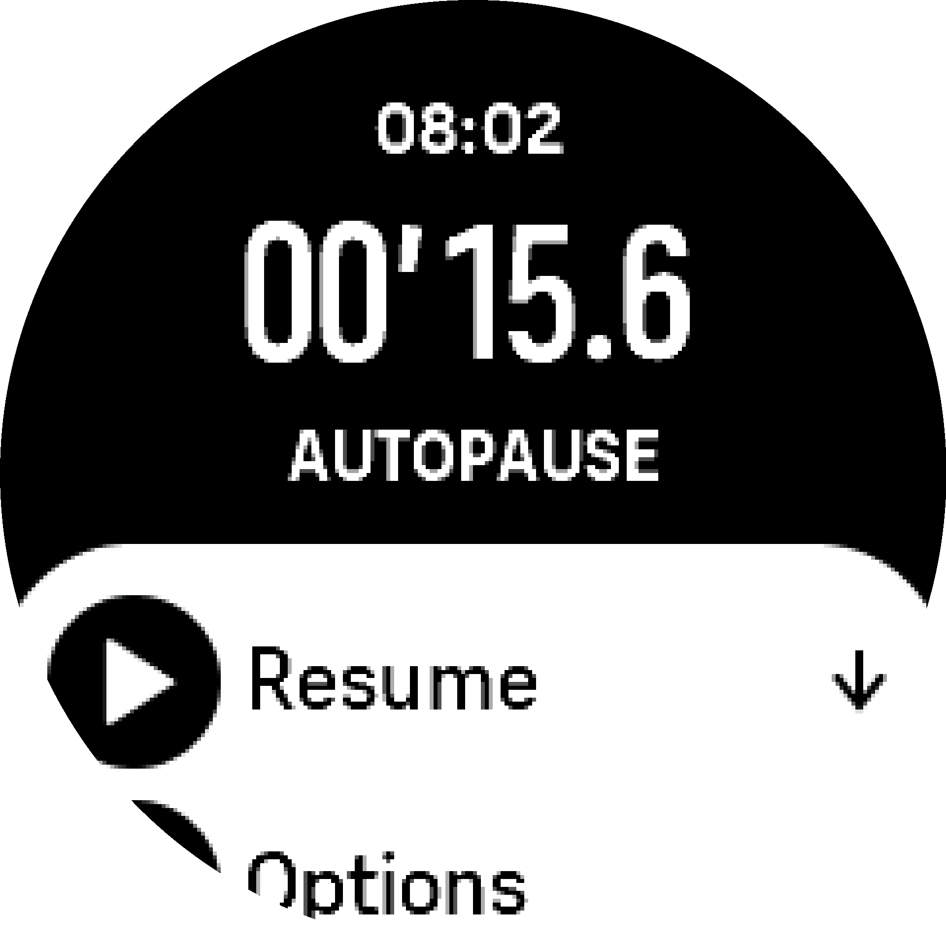 Suunto Vertical - Pagre-record ng ehersisyo - Autopause