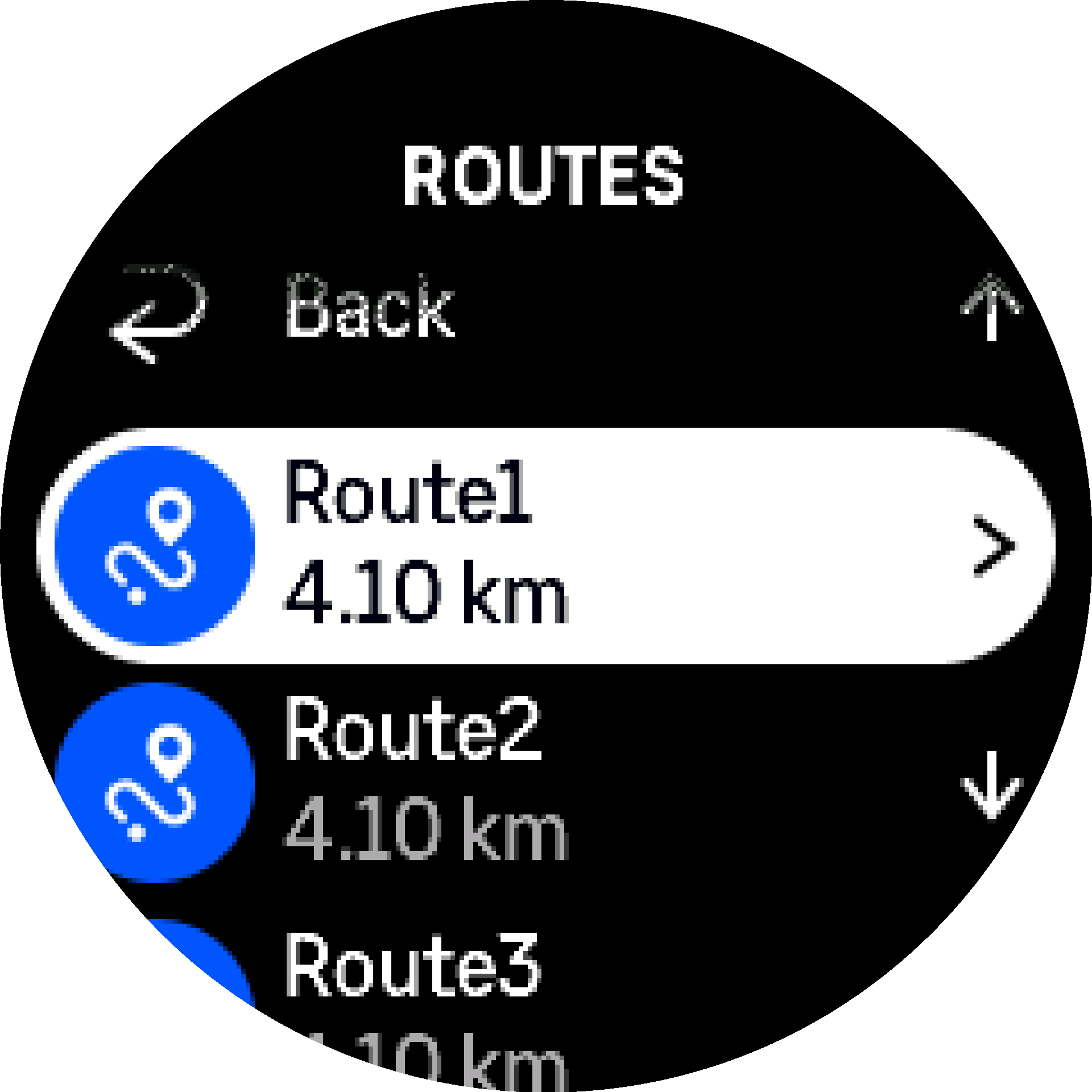 Suunto Vertical - Navigation - Mga Ruta
