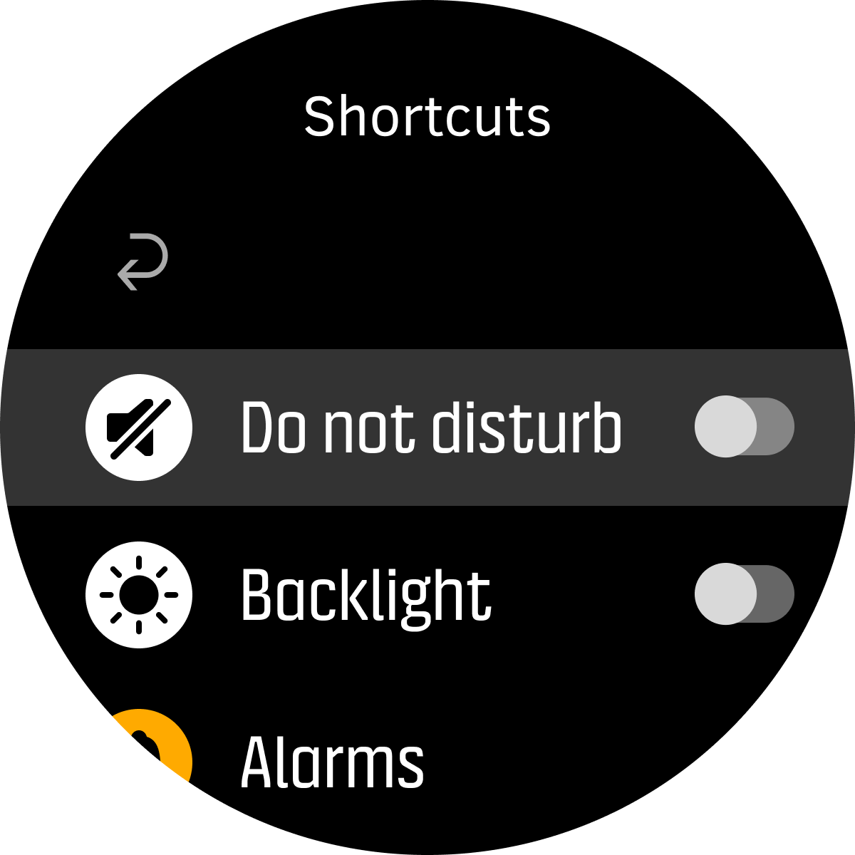 Suunto 9 Peak - Settings - Do Not Disturb mode