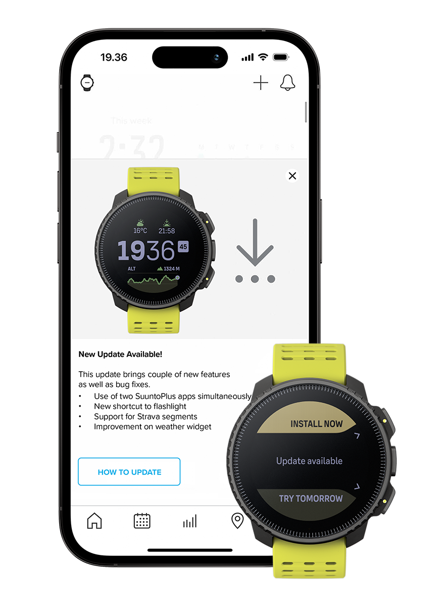 Suunto Vertical software updates