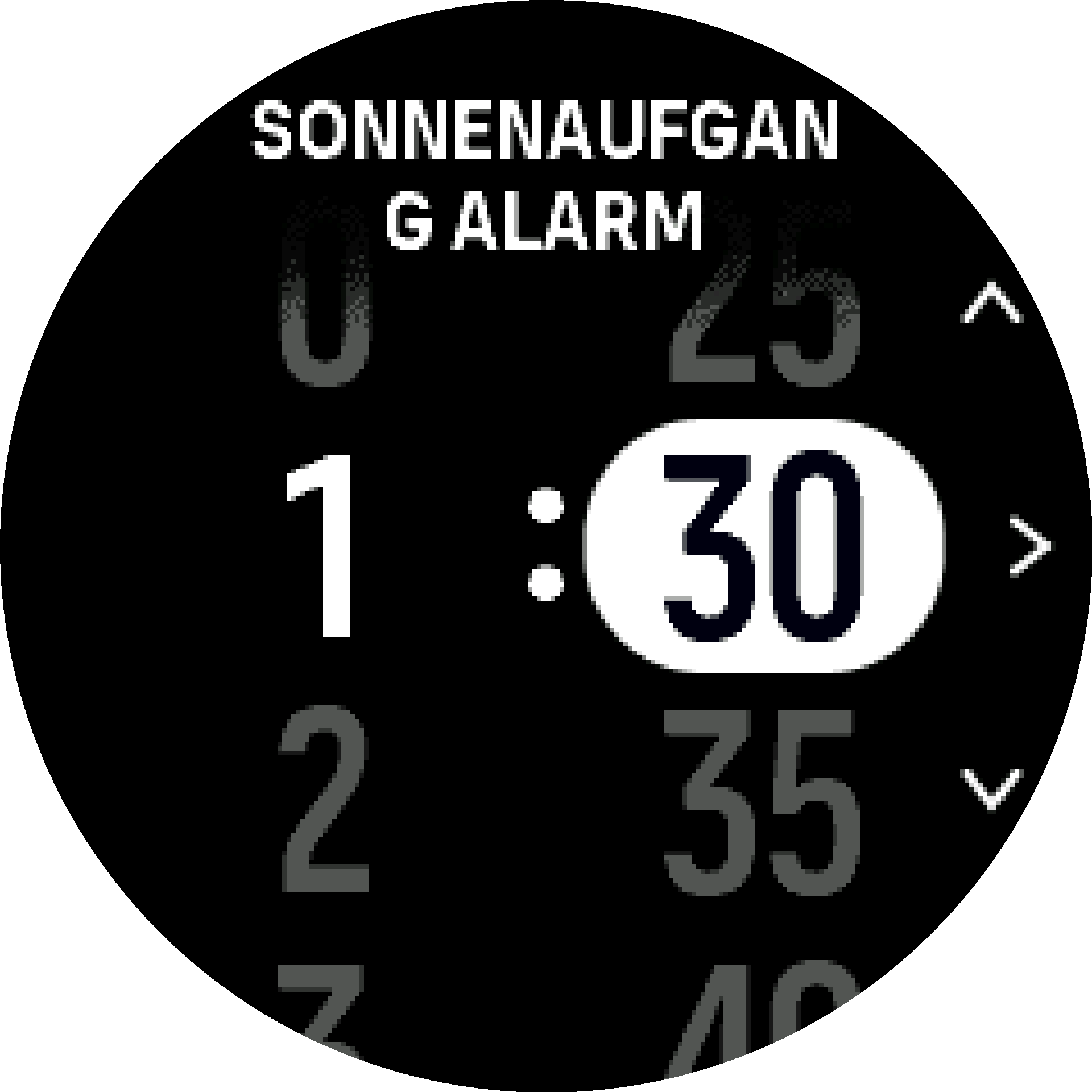 Suunto Ocean - Settings - Alarms