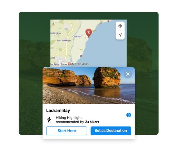 Connect komoot and Suunto to unlock two regional bundles for free