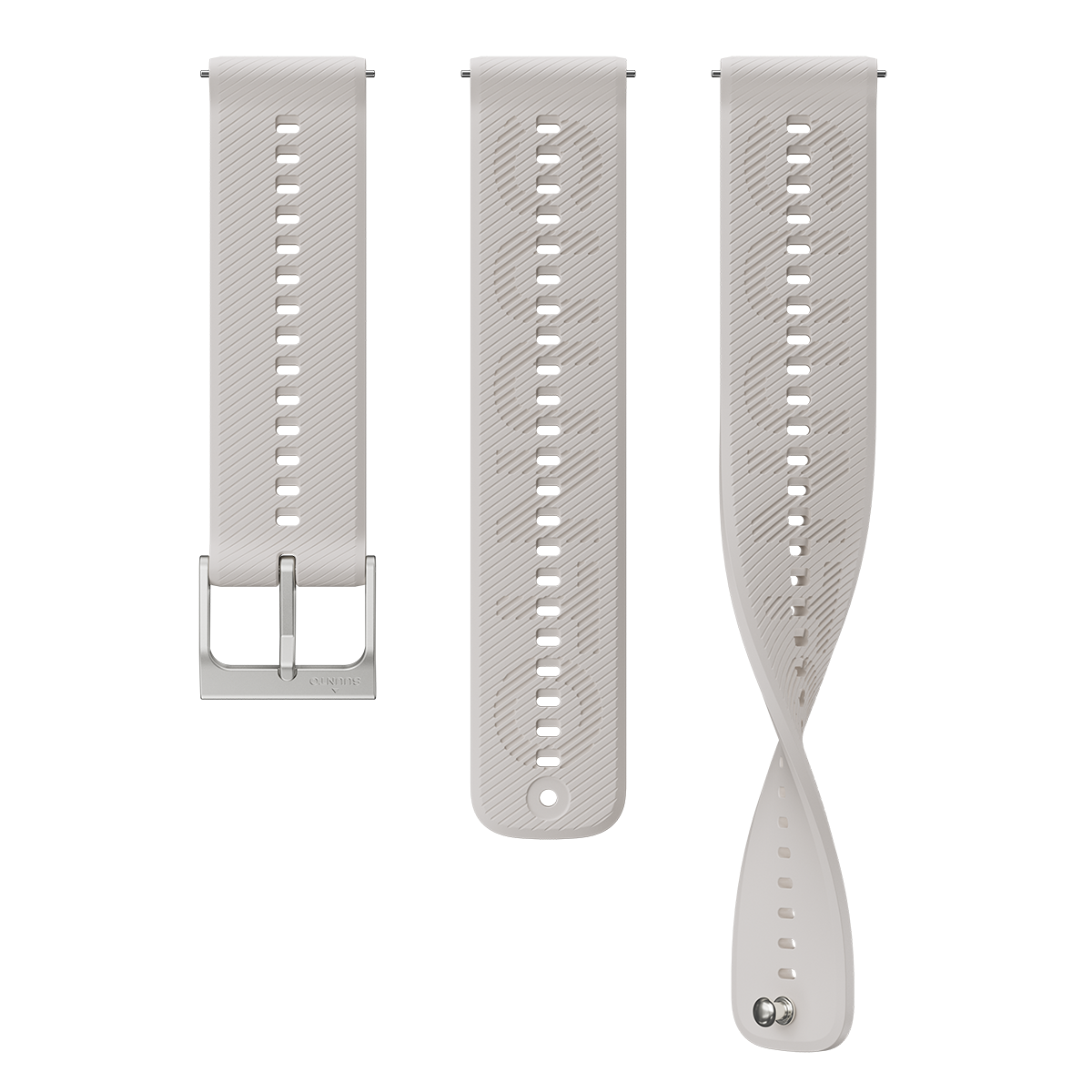 Suunto 22mm Athletic 6 Silicone Strap Feather Gray S+M