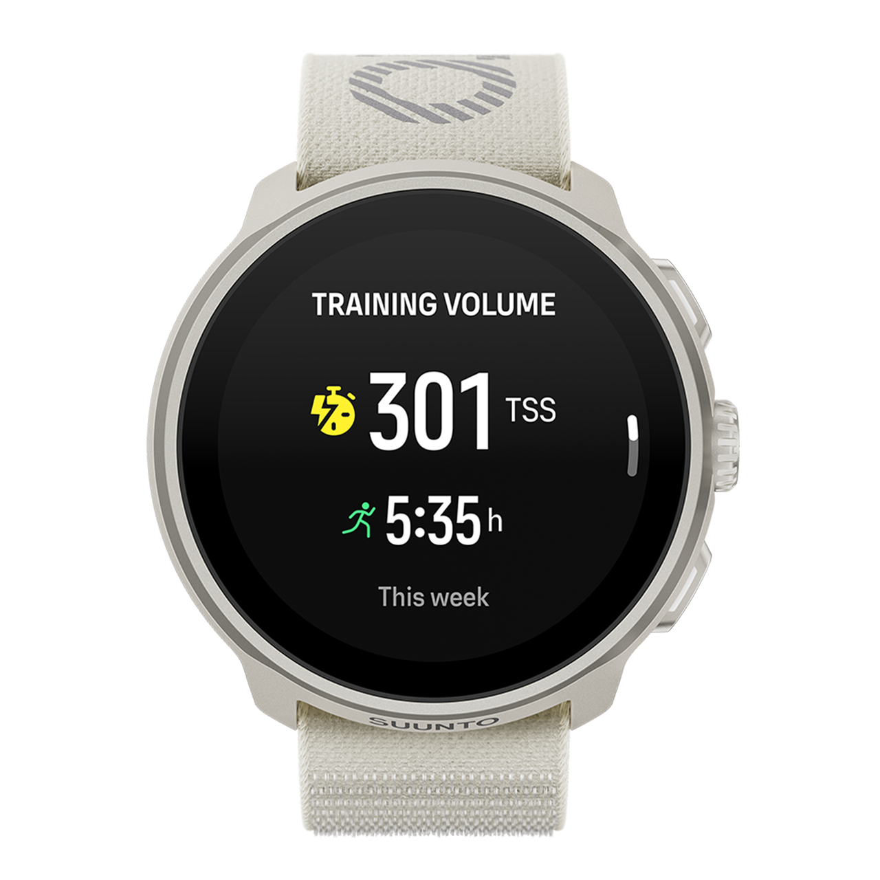 Suunto Run Frost Gray - Lightweight sports watch designed for runners.